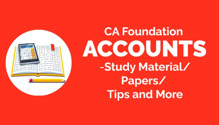 CA Foundation Accounts 2023: Syllabus, Pattern & Papers - VSI
