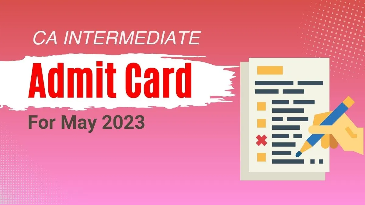 ICAI CA Inter Admit Card Jan 2026: Direct Link Here