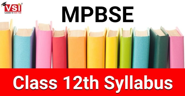 MP Board 12th Syllabus 2022-23 for All Subjects (PDF) - VSI
