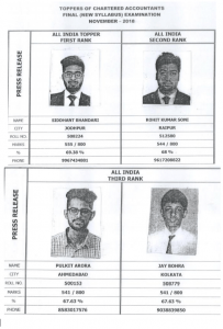 ICAI CA Final Toppers of May 2023 (Declared): AIR 1, Merit List - VSI ...